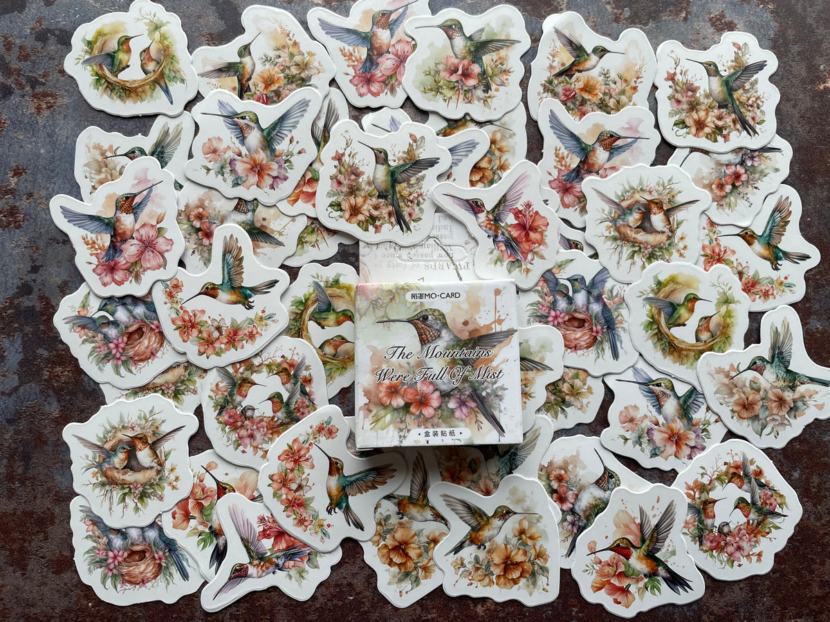 Cute collage style animal stickers for journaling or paper crafts ...