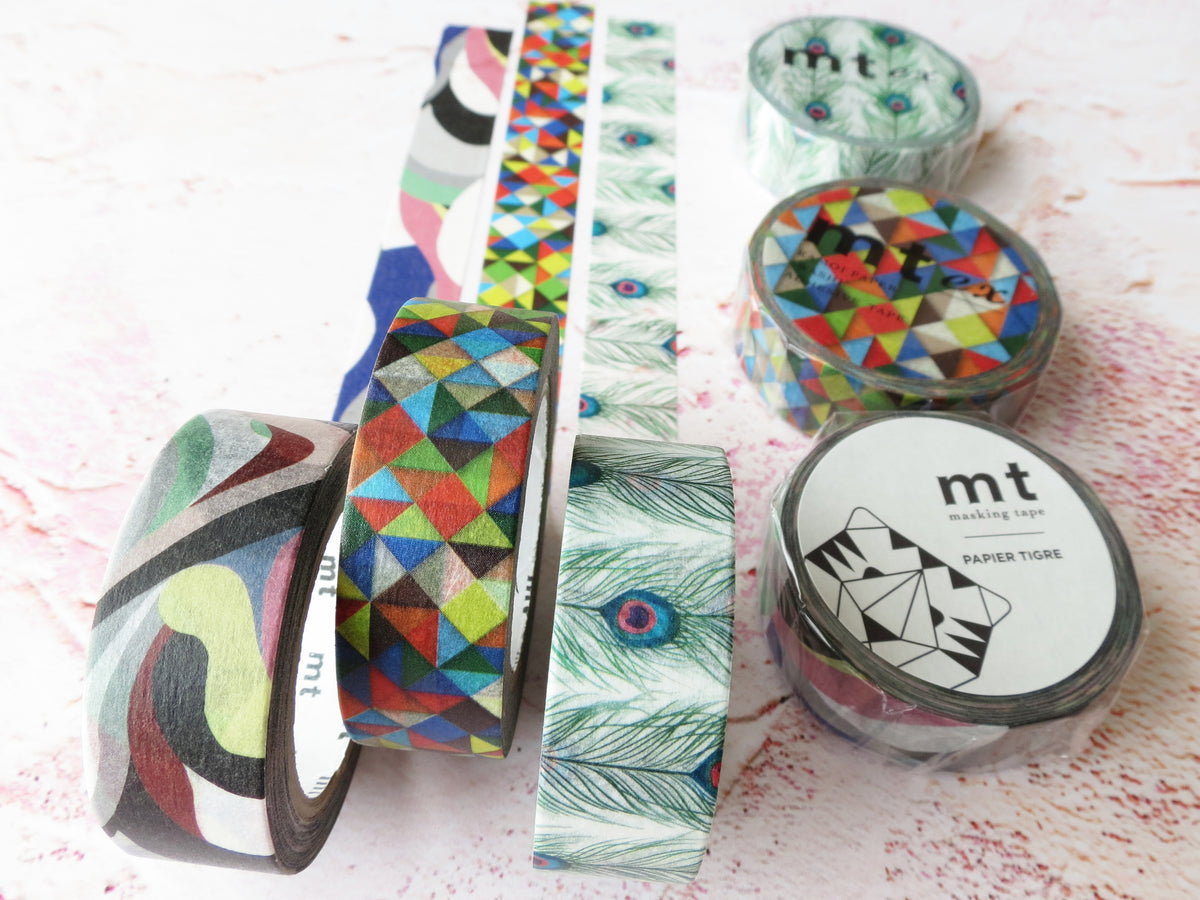 Washi tape collection - L'Aquarius - Origami - Peacock – BluebellHillCrafts